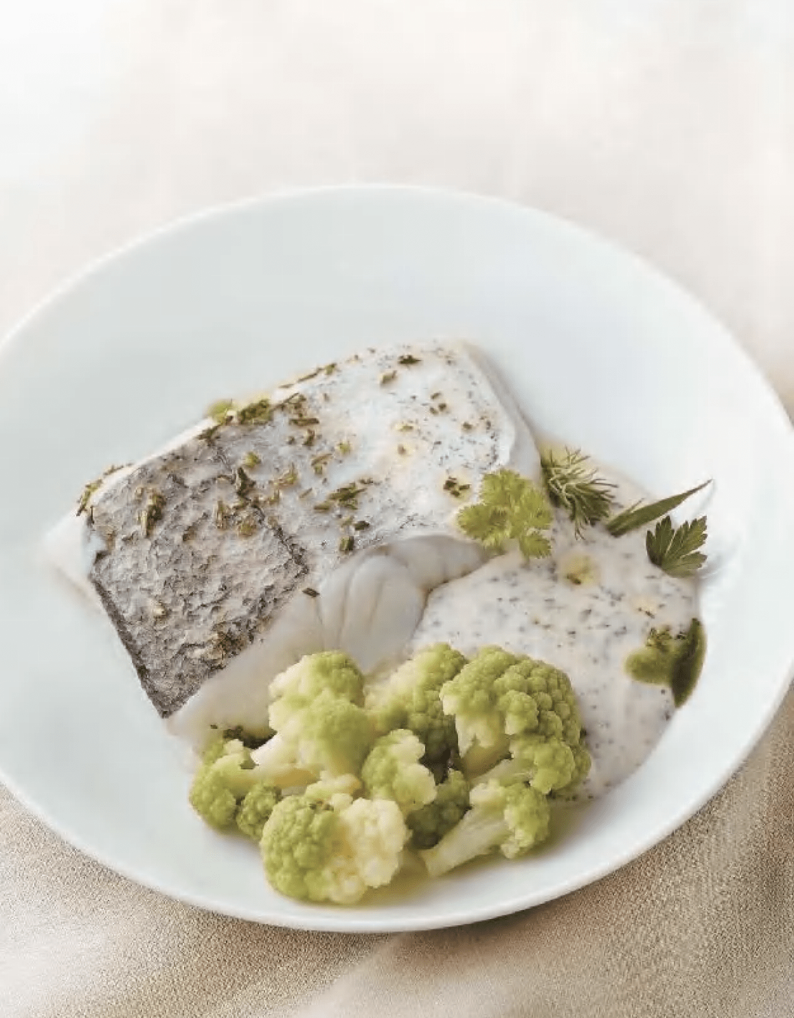 Corvina con mayonesa de hierbas – Recetas Familia